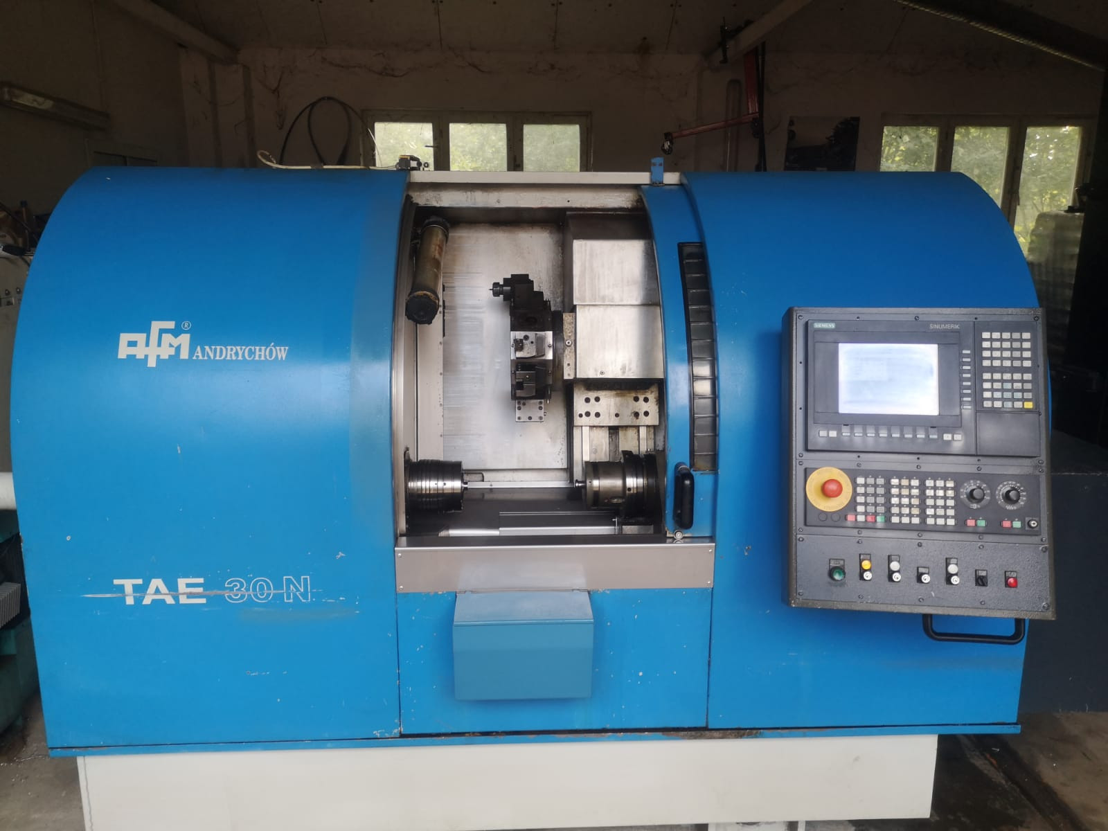 Szkolenie operatora Sinumerik 840D na tokarkę AFM Andrychów TAE 30P