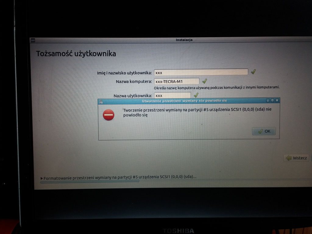 naprawdę ciekawy problem z HDD - brak możliwości sformatowania ani ...