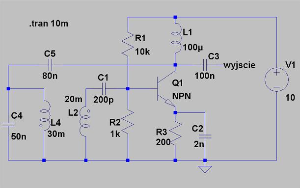 Jak zasymulować sprzężenie cewek w LtSpice dla generatora Meissnera?