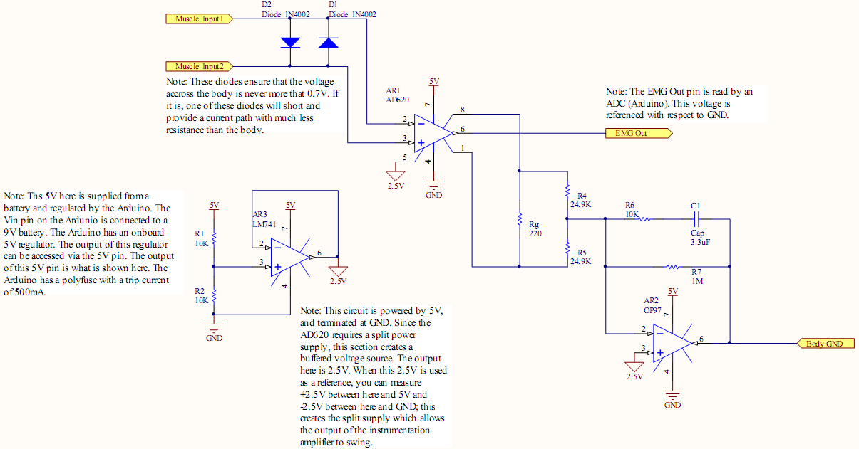 emg amplifier circuit | Forum for Electronics