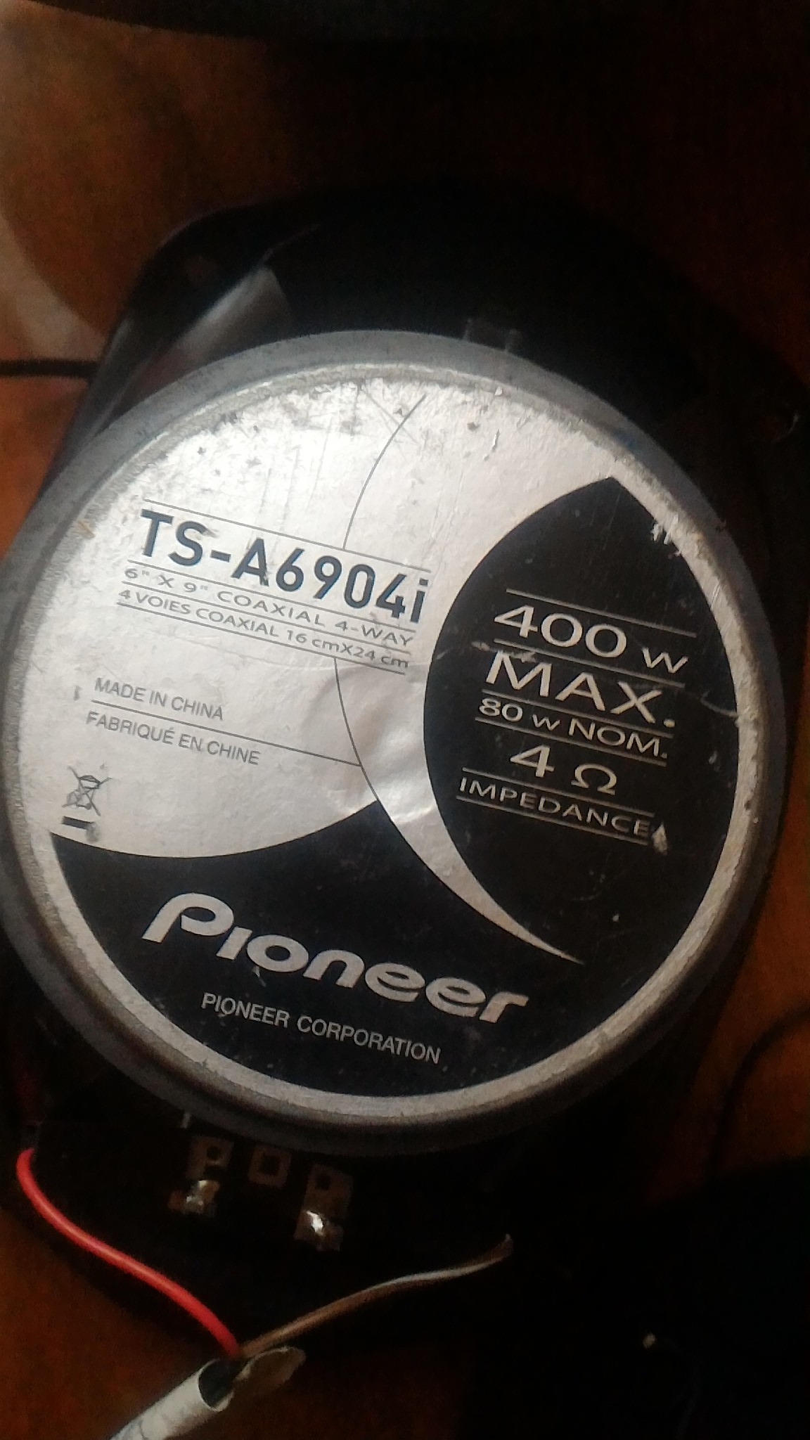 Głośniki Piooner TS-A6904i Potrzebują wzmacniacza