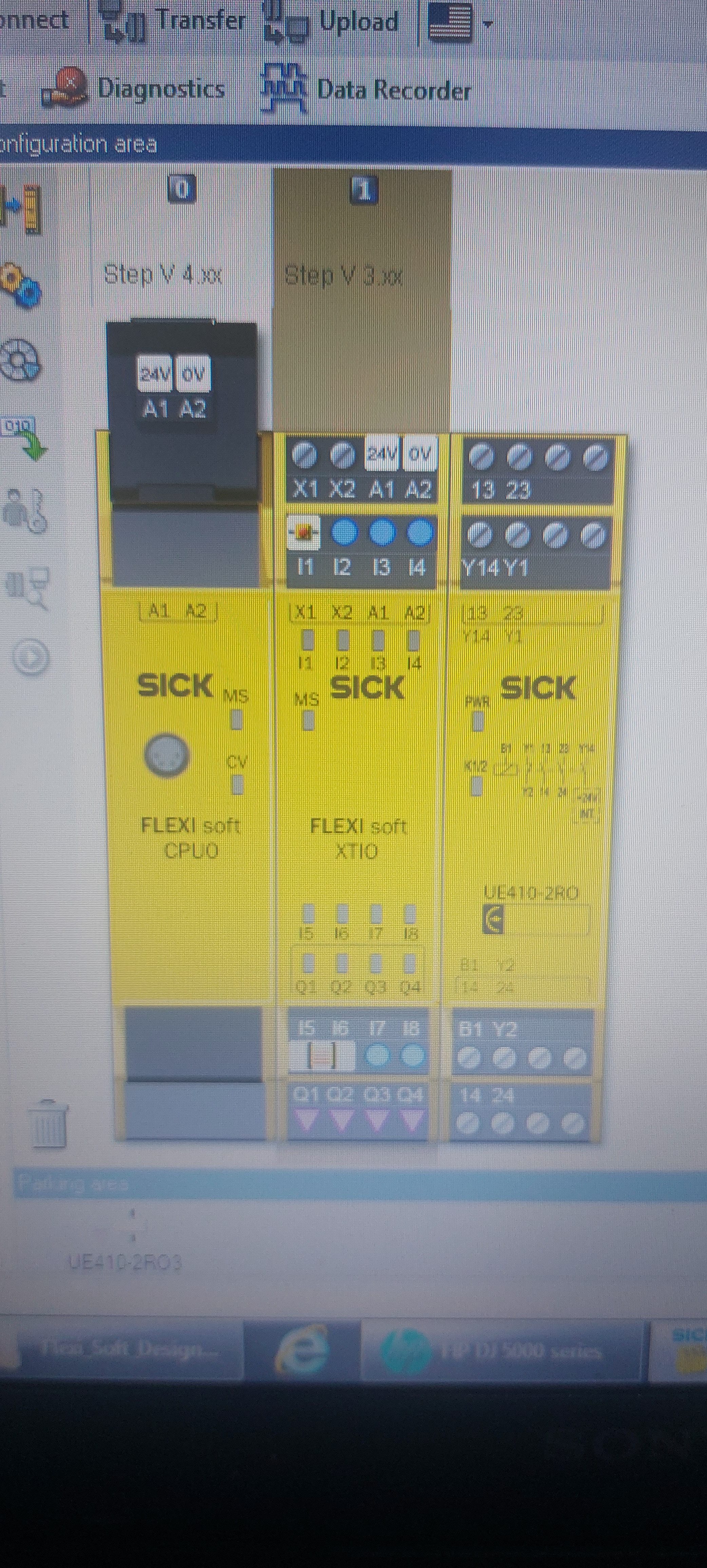 Programowanie kurtyn bezpieczeństwa Sick: Flexi soft CPUO, Flexi soft ...