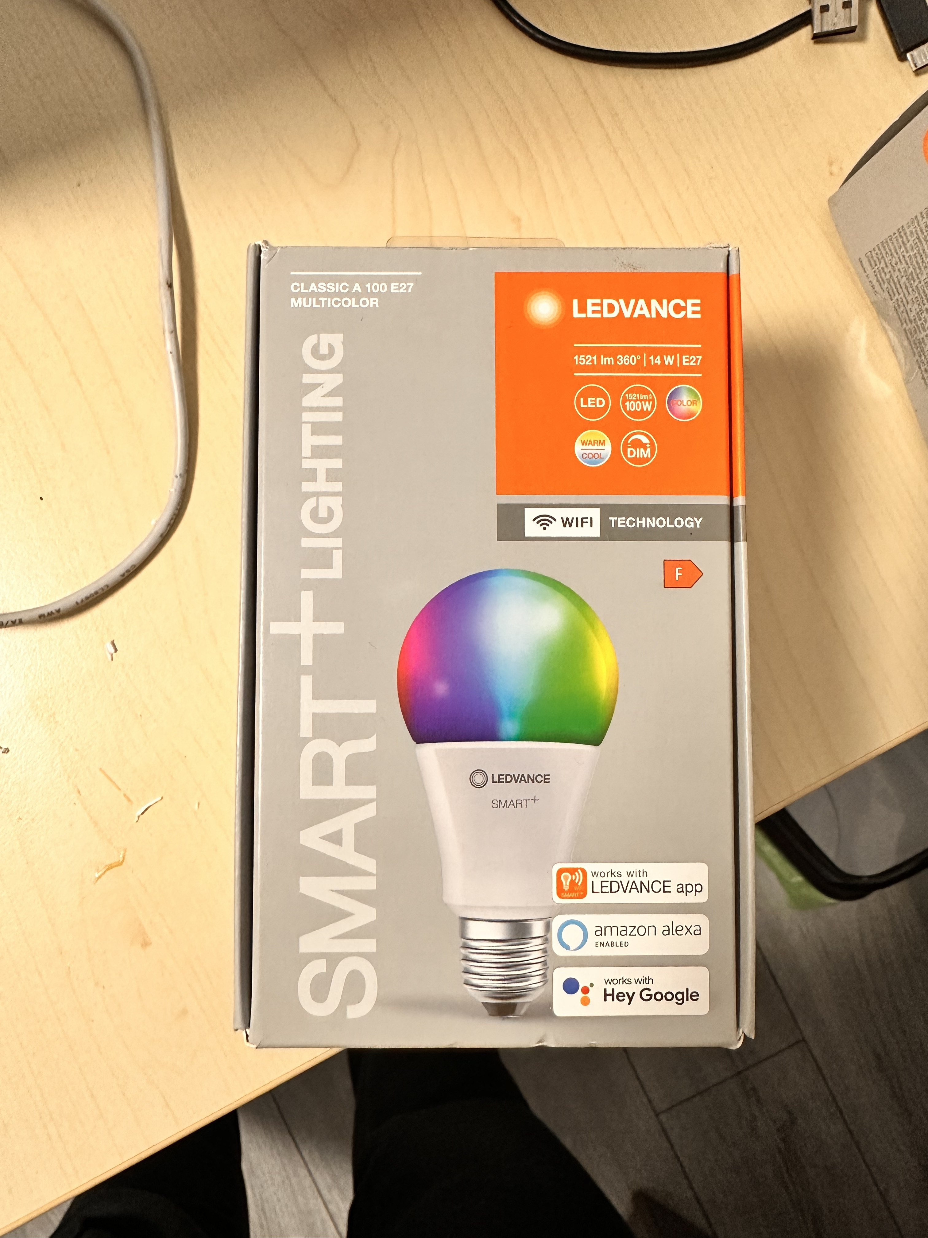 [BK7231T][WB8P] LEDVANCE SmartPlus Classic Bulb Multicolor, E27