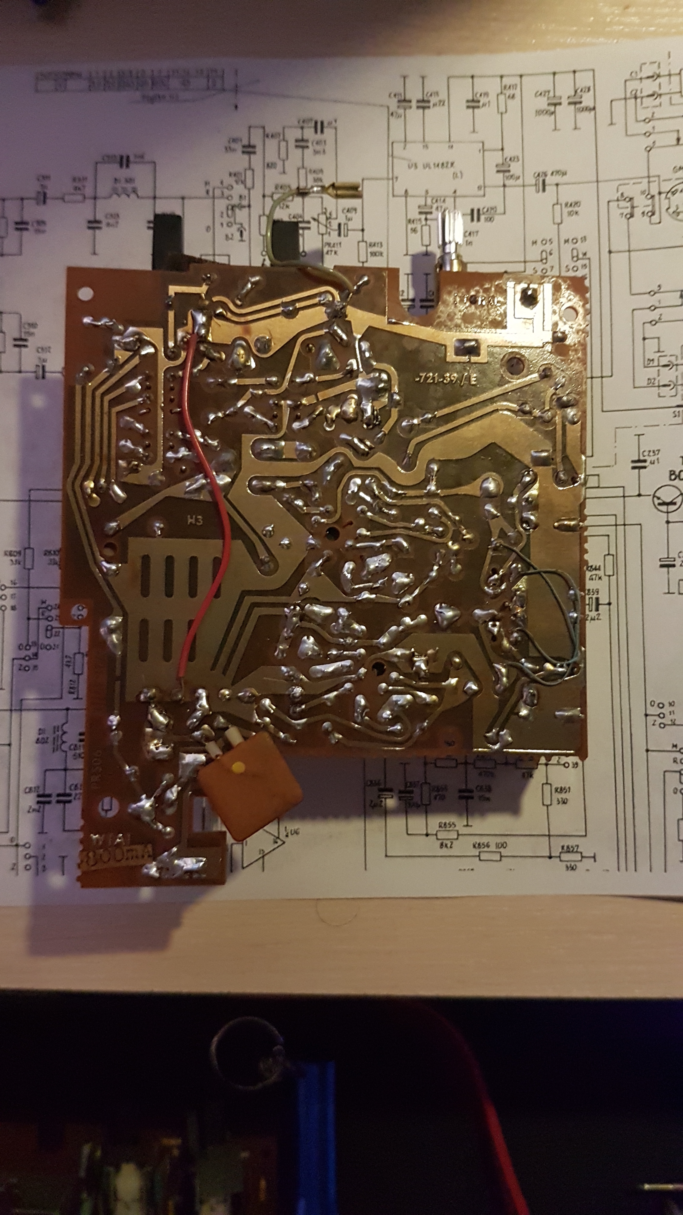 [Rozwiązano] Unitra Hania RMS 401 - Brak dźwięku z lewego kanału.