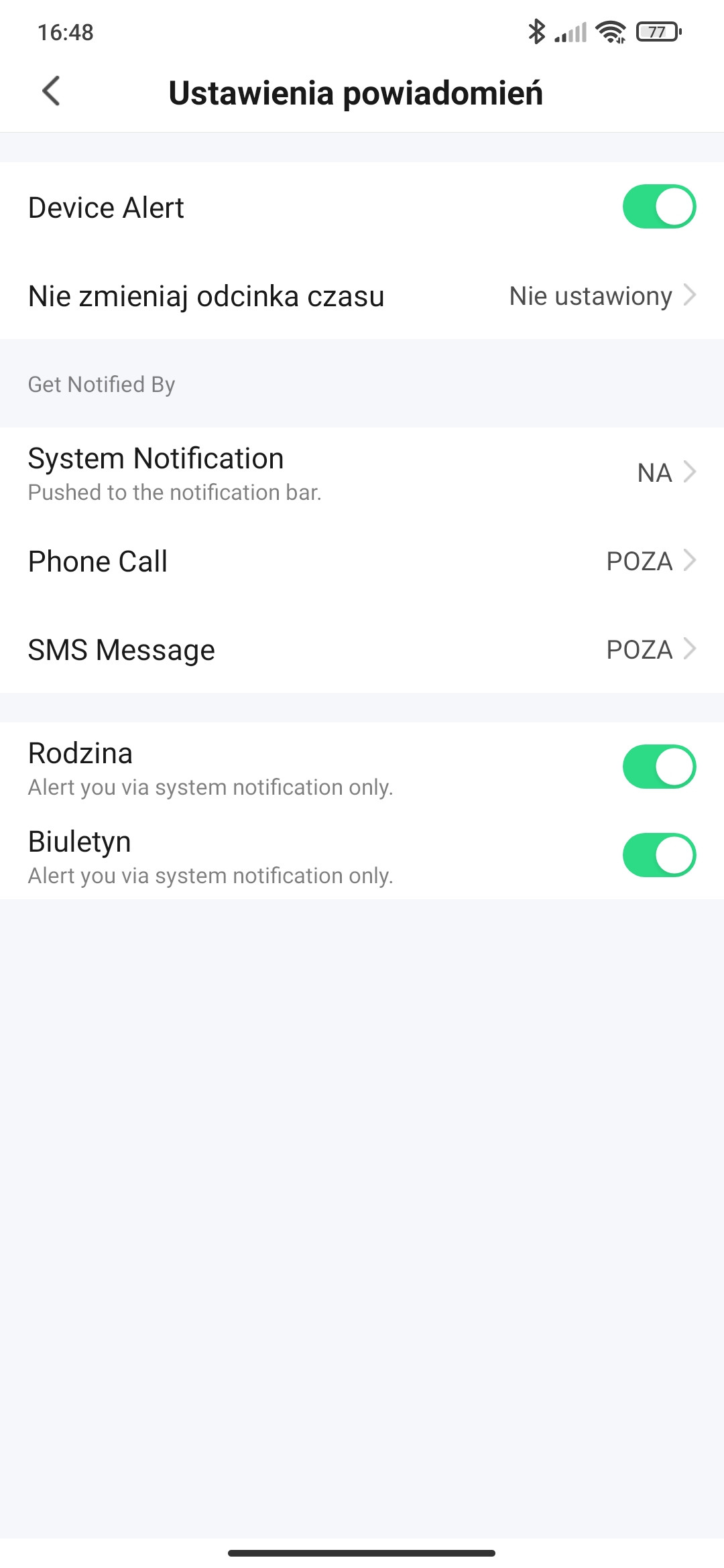 Flood sensors - SMS notifications via Smart Life app