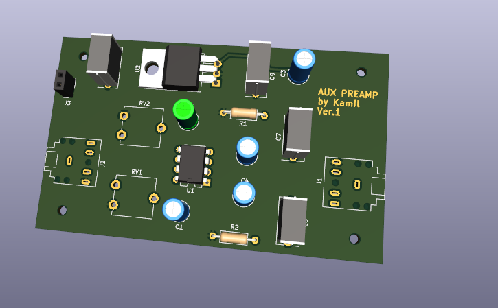 Projekt wzmacniacza audio na KA2209 - prośba o ocenę