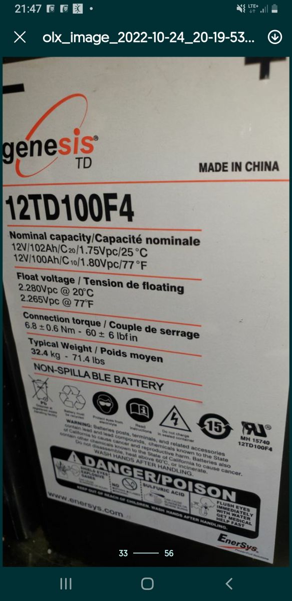 Cztery akumulatory AGM wybór par pod 24V fotowoltaikę.