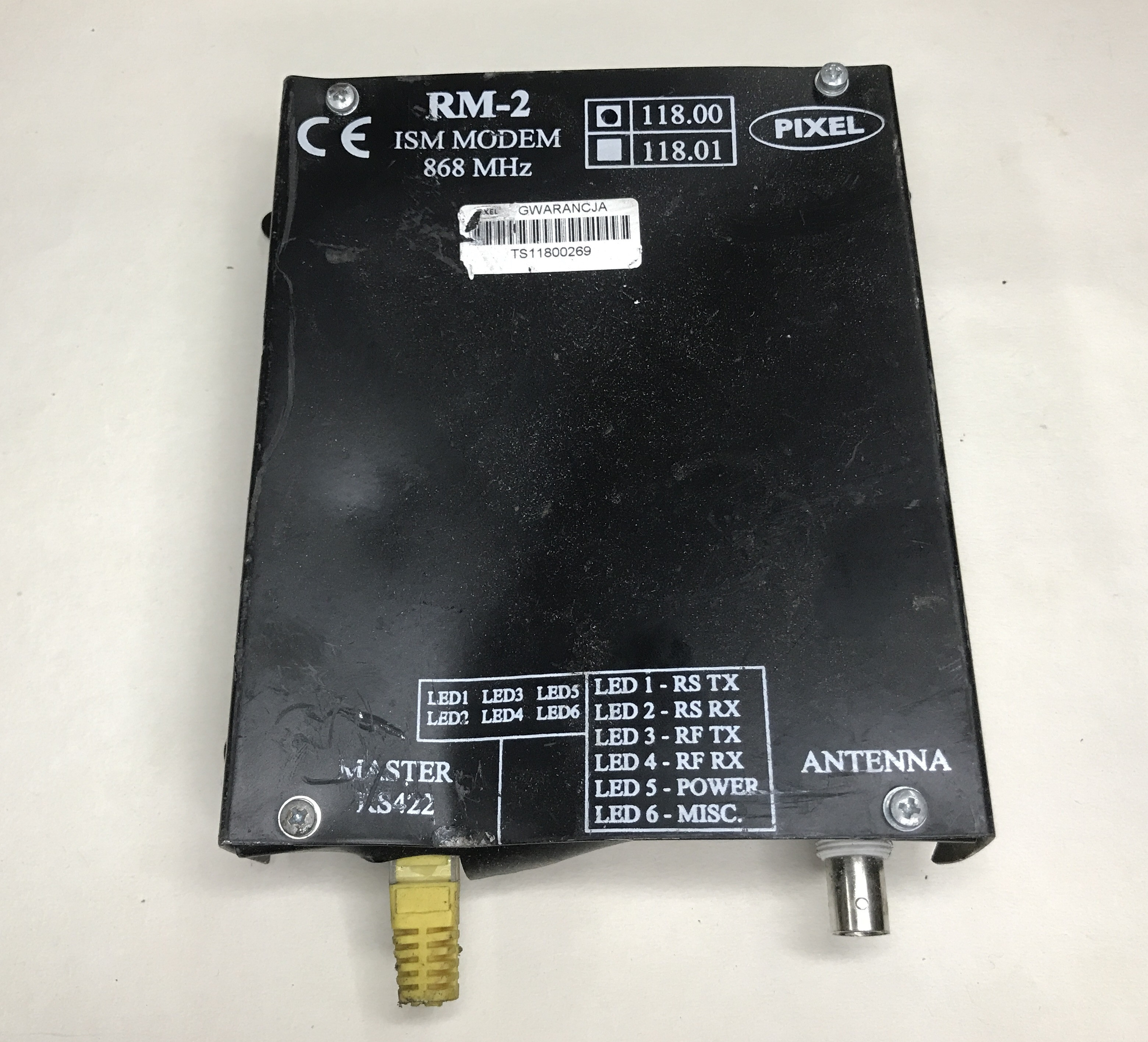 Railway modem module made by Polish company ISM 868 MHz RM-2 - interior ...