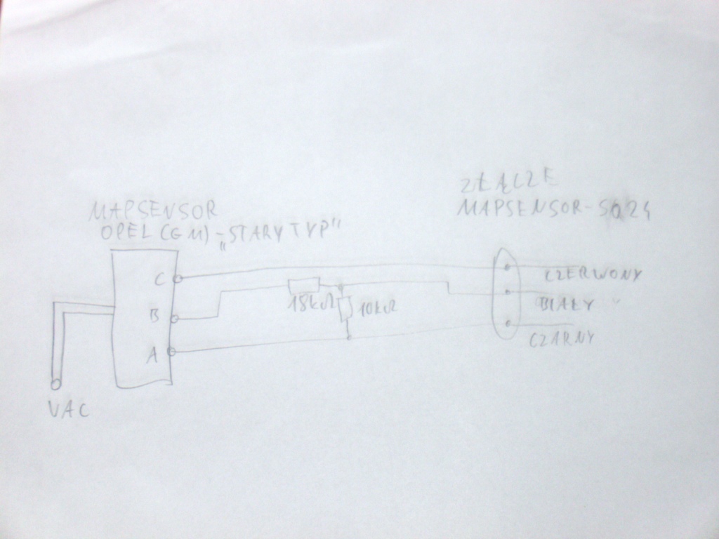 Jak podłączyć BRC map sensor DE802079 do instalacji sq24? Schemat lutowania?