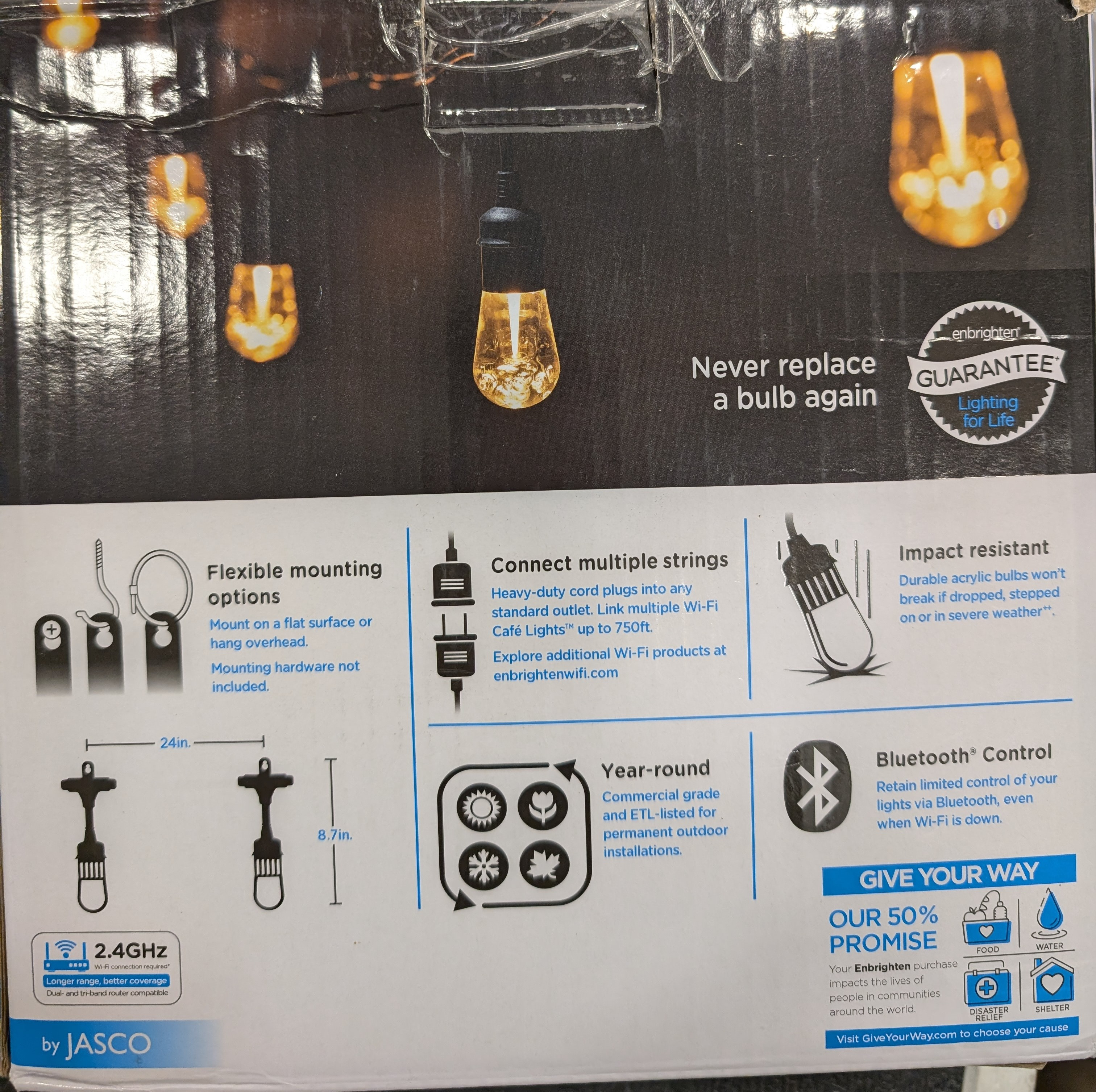 Jasco Enbrighten Café WiFi Lights - Teardown and Analyzing WB3S-IPEX Module