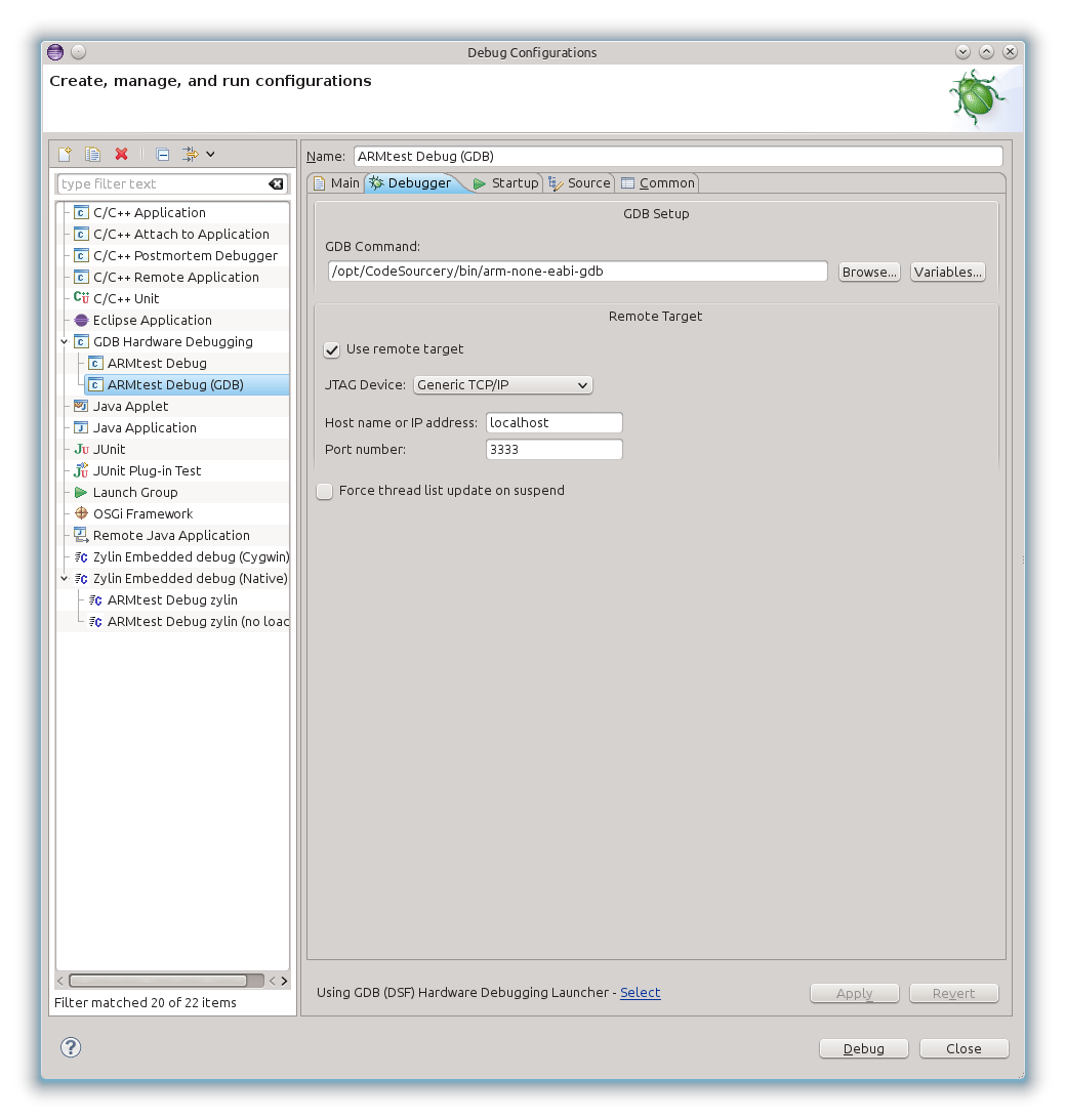 [STM32F4_Discovery] - ST-link (OPENOCD) + arm-none-eabi-gdb + eclipse + linux