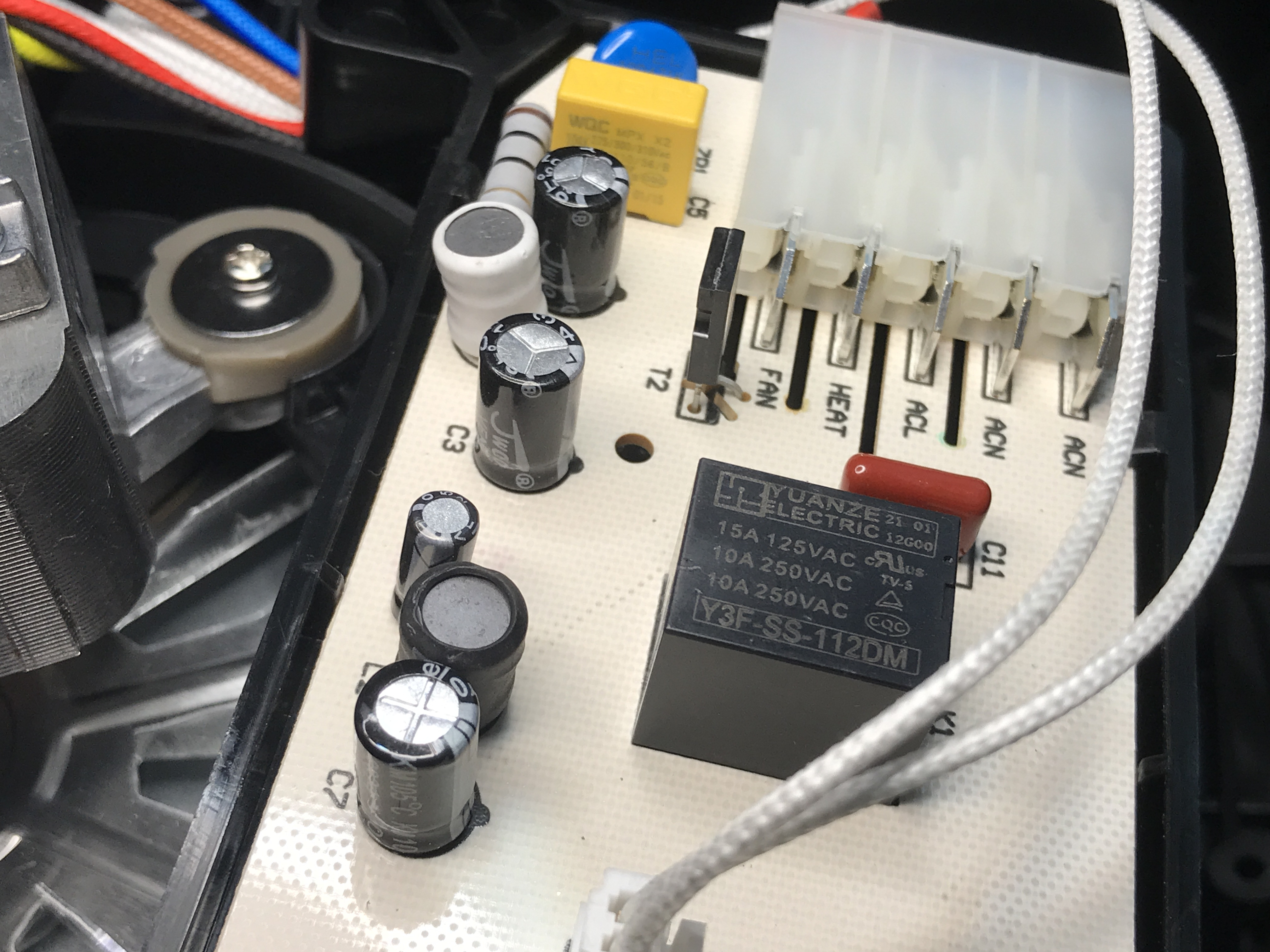 OpenBeken on BW-AF1 fryer with WiFi - interior, TYWE3S/WB3S, configuration