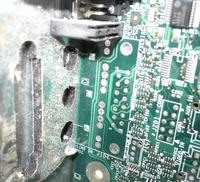 Płyta glówna Intel CA810- są złącza karty dźw, nie ma gniazd