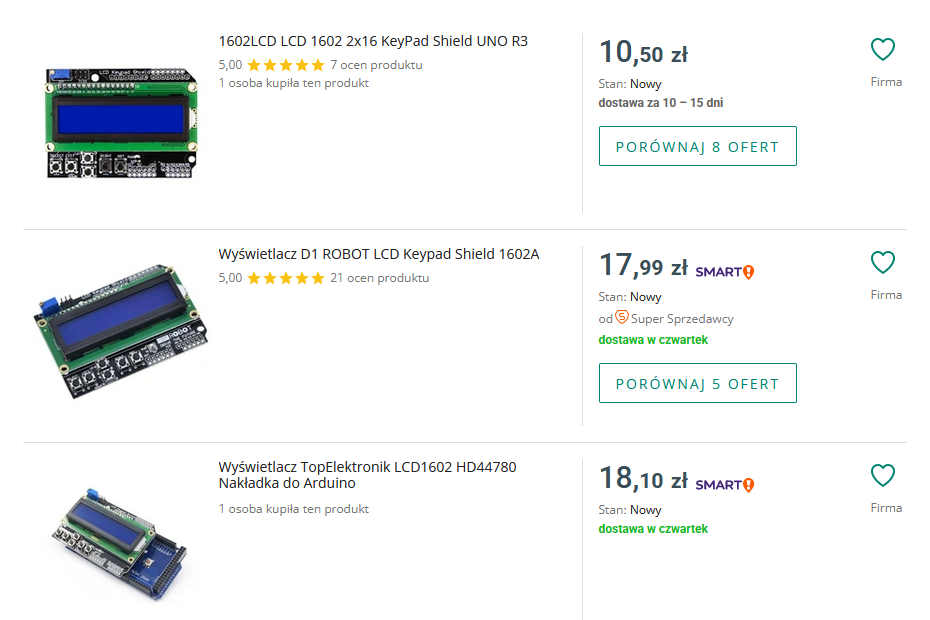 Arduino R4 WiFi i D1Robot LCD Keypad Shield - uruchomienie, menu, tutorial