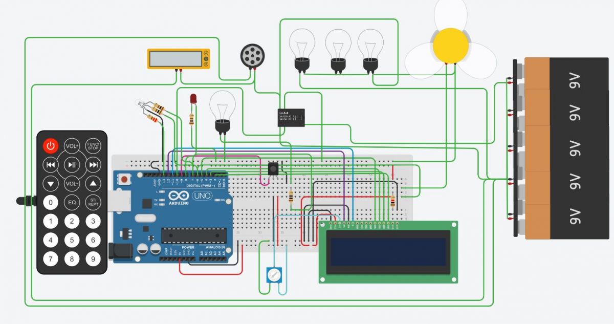 Arduino_Sterowanie urządzeniami domowymi - schemat ideowy/montażowy prośba