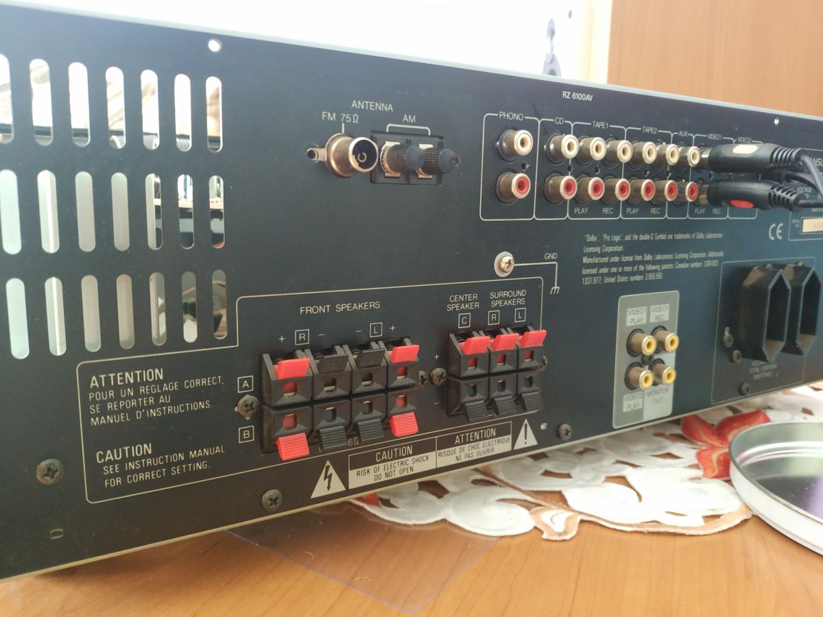 Sansui RZ-6100 AV pomocy - Nie działają wszystkie glosniki