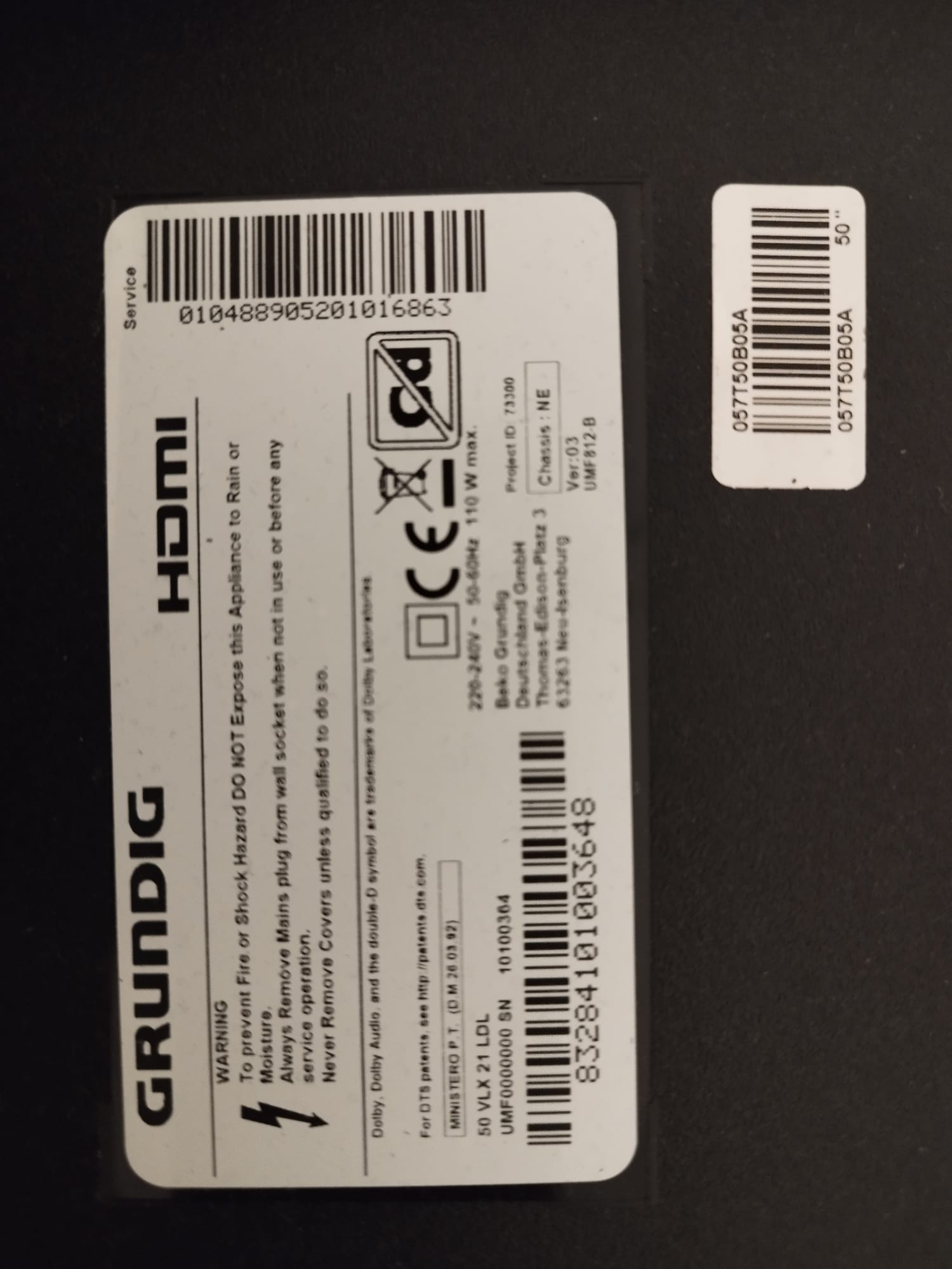 Firmware Update Source for Grundig 50VLX21LDL Smart TV?