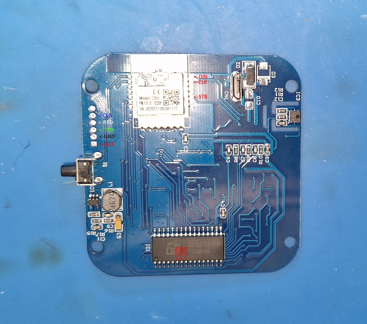 [BK7321N] Generic USB powered thermostat and humidity sensor with LED display - CBU module