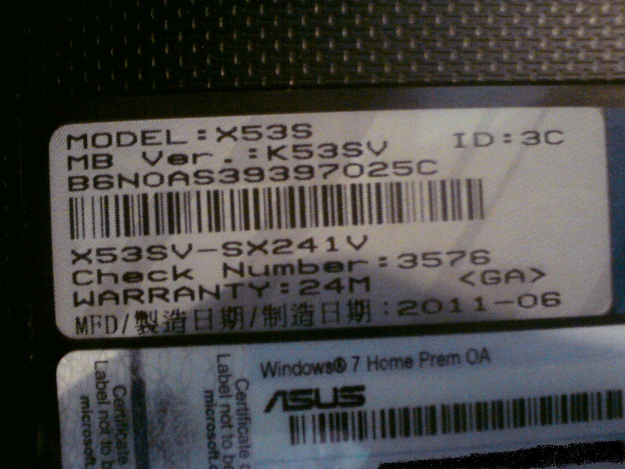 Asus X53SV nie działa większość klawiszy Fn+(...) - elektroda.pl