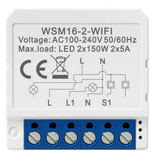 [BK7231N - CBU] Avatto - 2 Gang Wi-Fi Switch Module