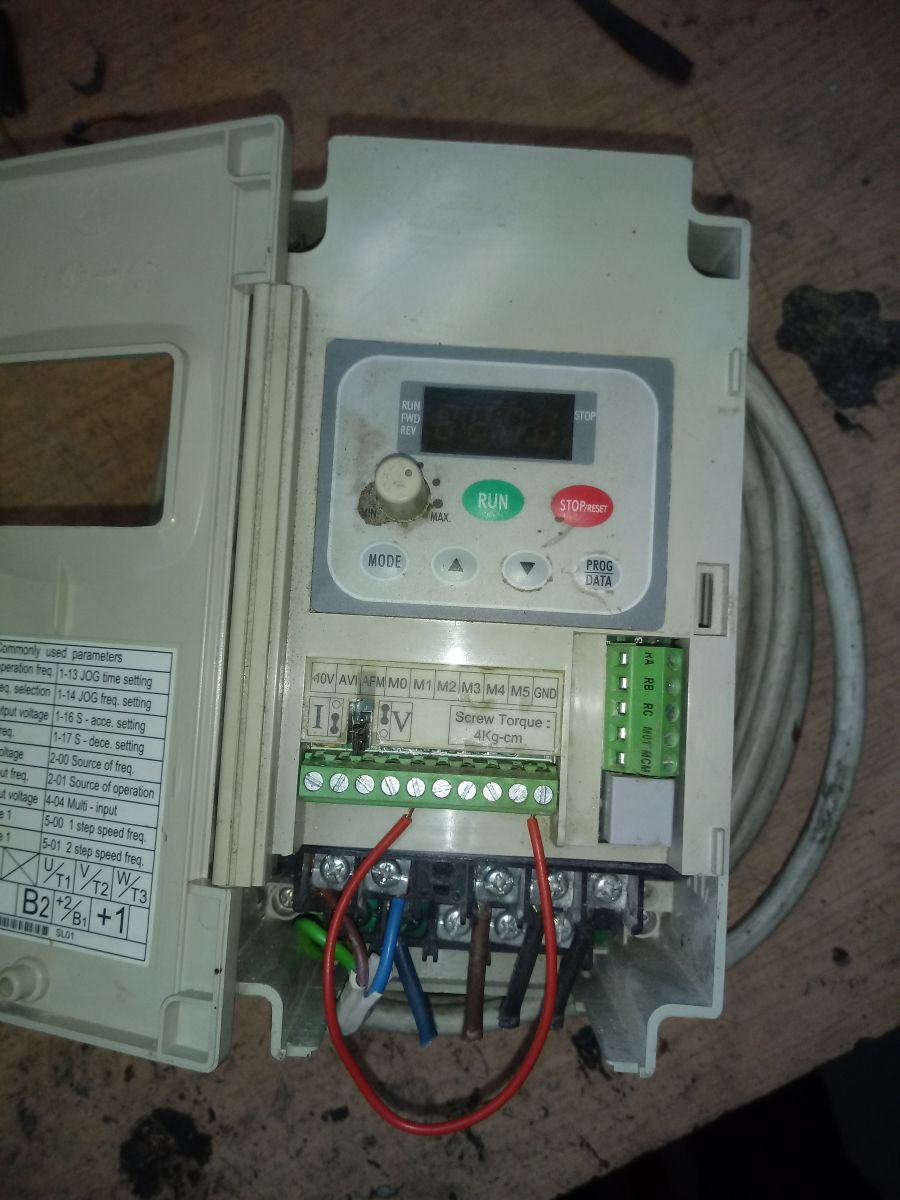 APATOR AMD S1 - brak regulacji z zewnętrznego potencjometru