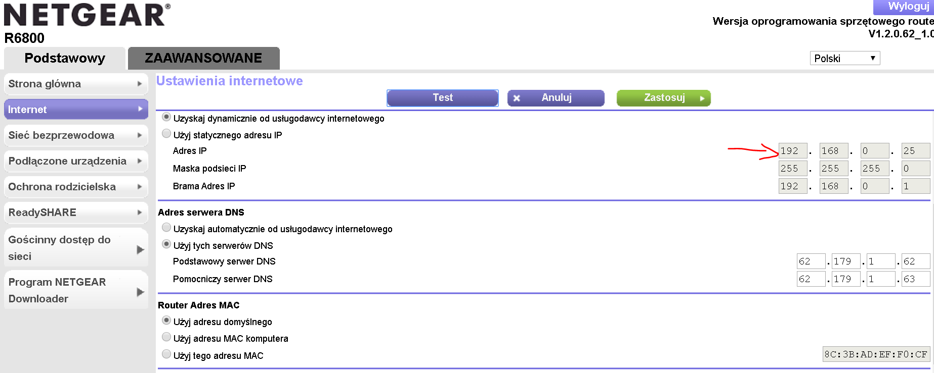 Router Netgear R6800 + modem UPC, nie wszystkie urządzenia się łączą - 2