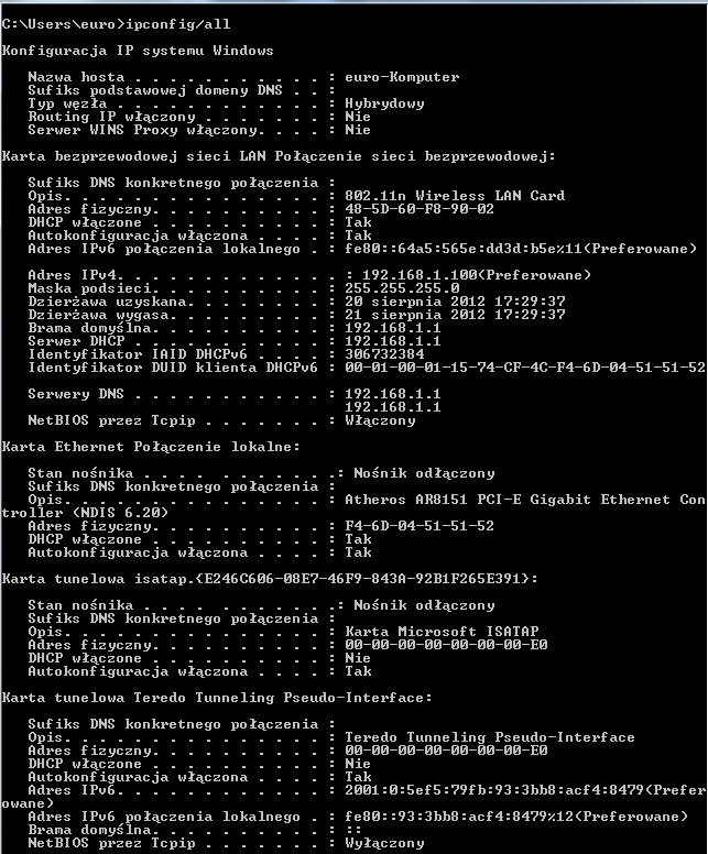 Brak internetu na PC z modemem USB, na laptopie działa poprawnie