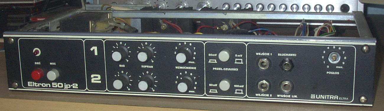 Naprawa wzmacniacza Eltron 50 jp-2: spalony bezpiecznik i tranzystor KD 502