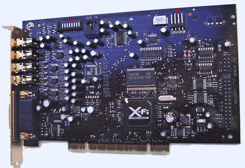 Karta muzyczna Creative X-Fi XtremeMusic-pinologia