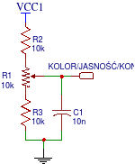 Regulacja jasności w przenośnym panelu LCD 7 z układami D3031 i IR3Y31M