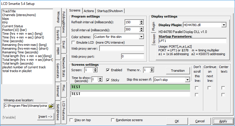 Wyświetlacz LCD pod LPT nie działa, pomóżcie! [Rozwiązany]