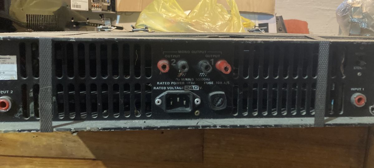 Poszukiwana oryginalna obudowa do wzmacniacza HH Electronics S500-D ...