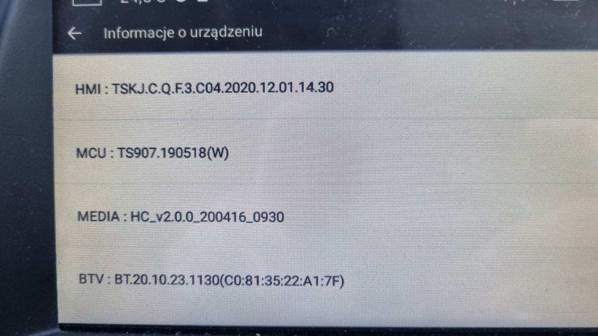 Radio Android 8227L w Citroenie - brak dźwięku, nie można wybrać stacji ...
