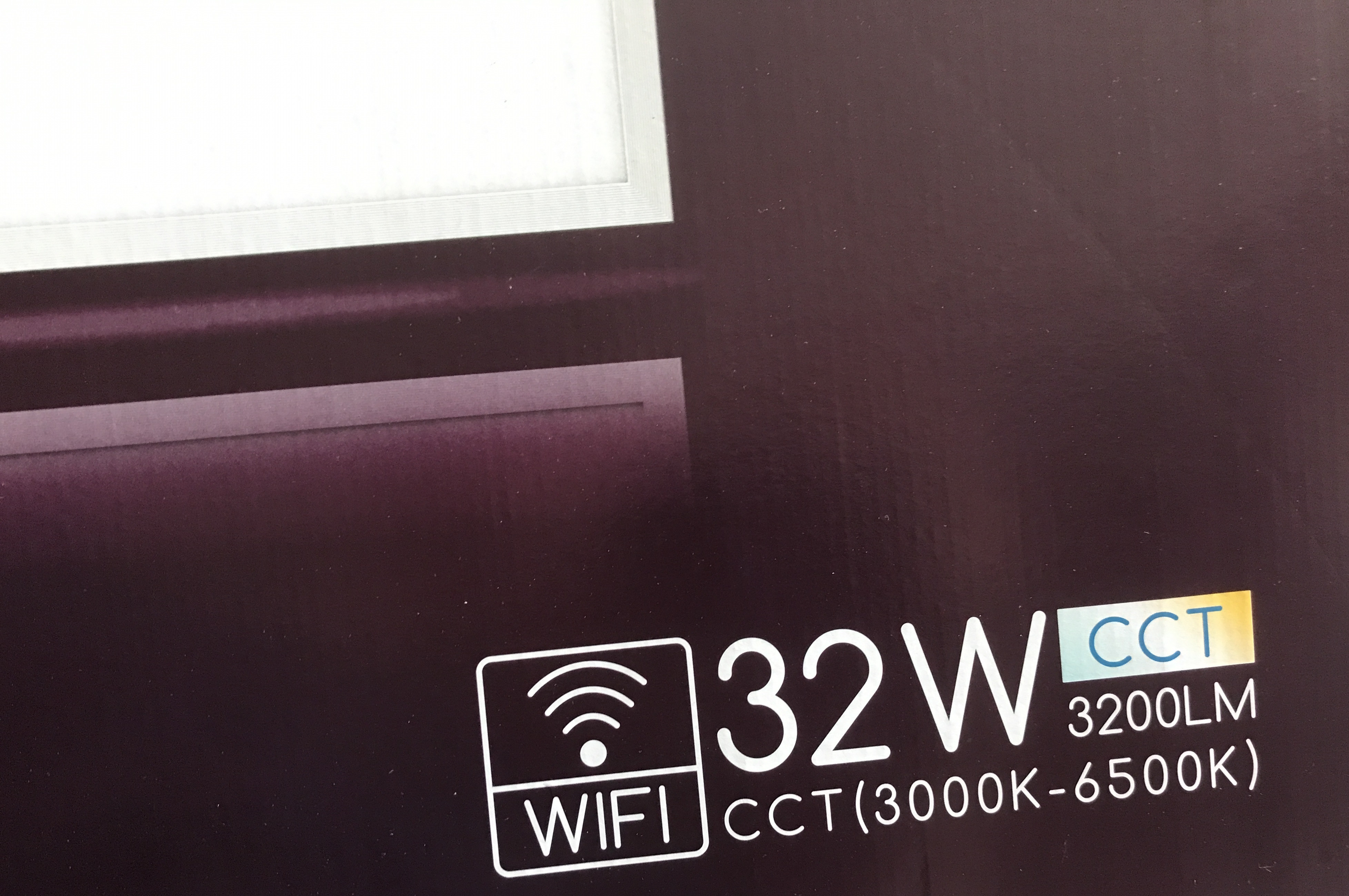 [EMW3071] Large LED panel 600x600x25 CCT 3000-6500K WiFi Aigosmart