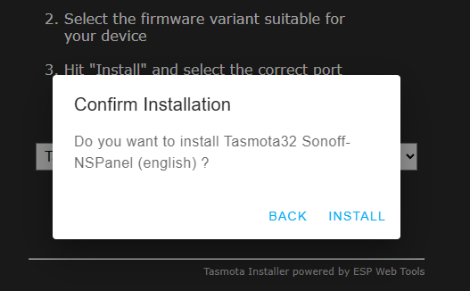 Easy Tasmota instalation - guide for online installer tasmota.github.io/install