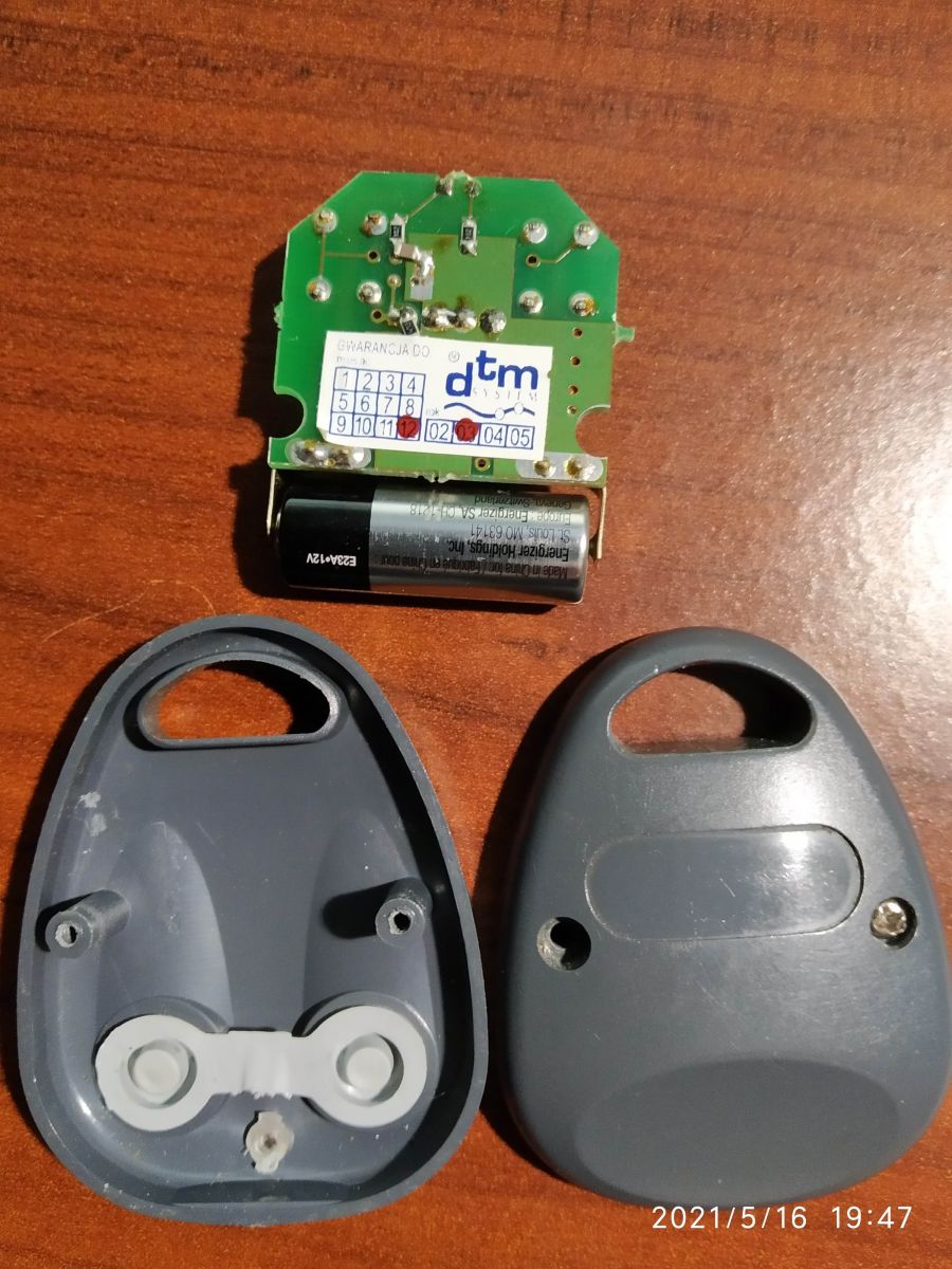 Pilot do bramy marki DTM "słabo" działa - elektroda.pl