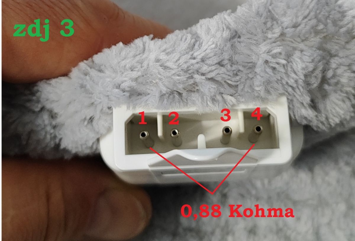 Koc grzewczy Camry CR 7431 - Jak podłączyć kable od pilota.