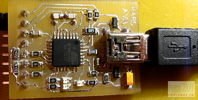 Konwerter USB-USART na mikrokontrolerze ATmega8 - elektroda.pl