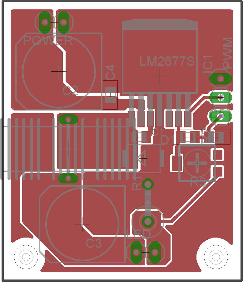 [EAGLE/LM2677] - regulator prądu na lm2677- prośba o sprawdzenie ...