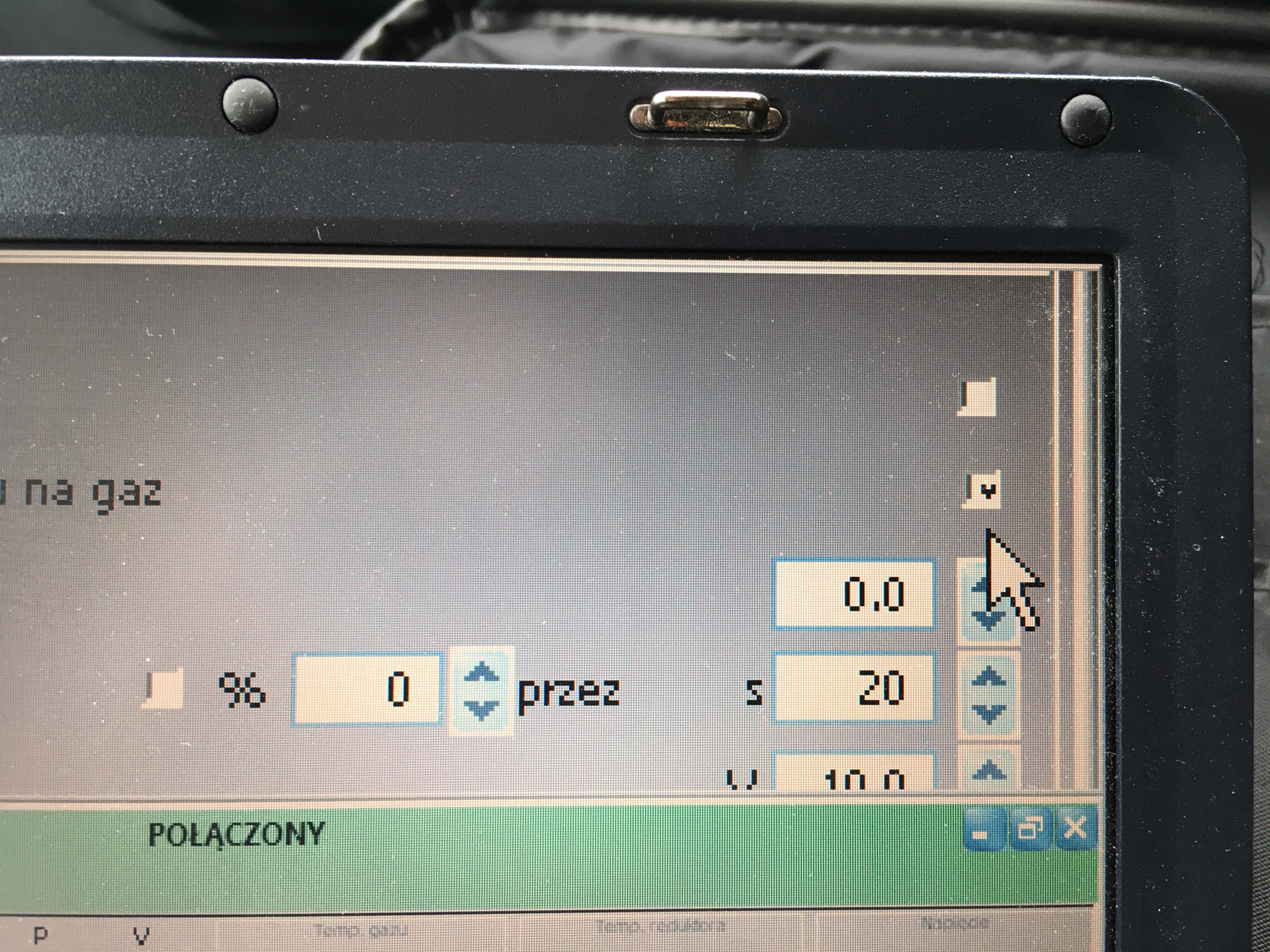 Nieaktywna opcja rozgrzewania wtryskiwaczy w sterowniku LPG Agis M210