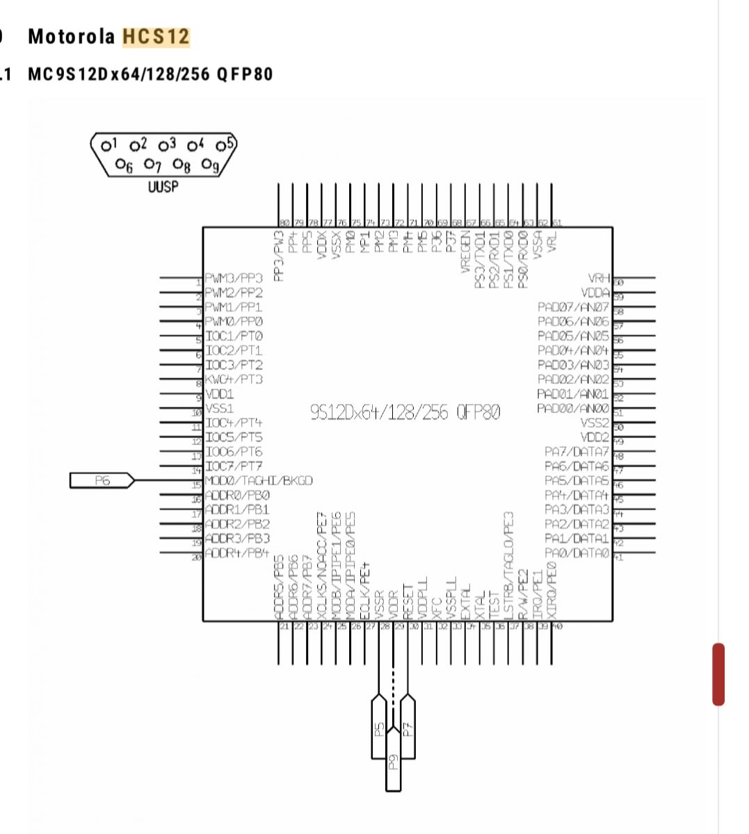 Fiat Panda: Pinout dla BCU Siemens S118578020 z mc9s12dg128 i ...
