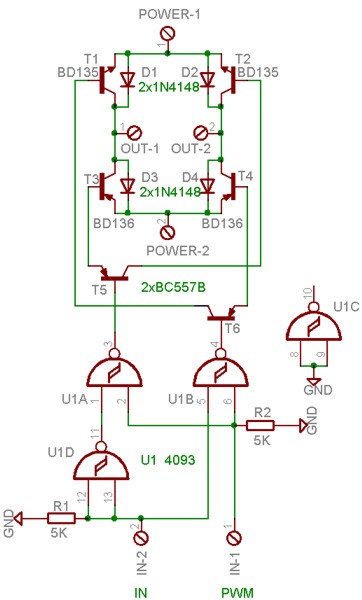 Mostek H własnej konstrukcji – opinie o układzie sterowanym 2 pinami ...