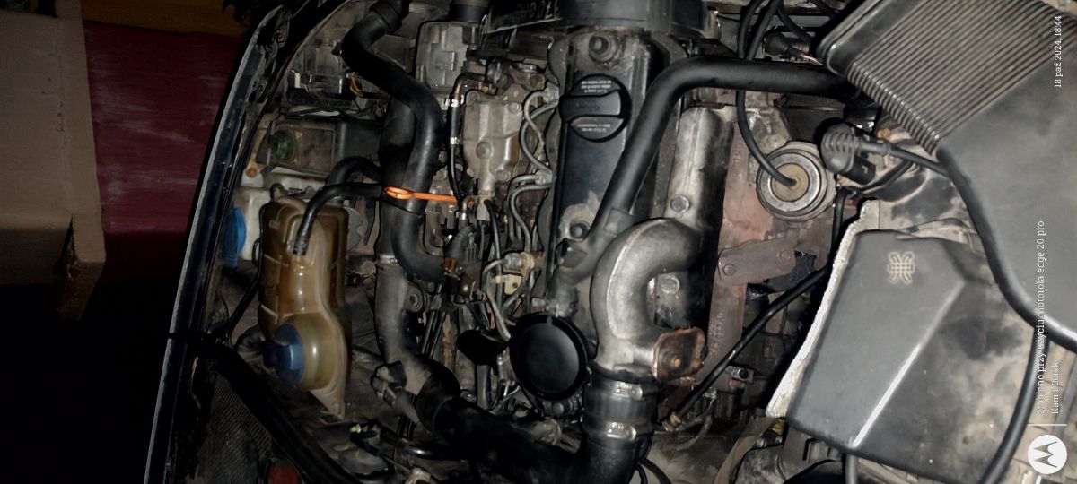 Audi A4 B5 1.9 TDI AFN - schemat podciśnienia bez zaworu N239, brak mocy