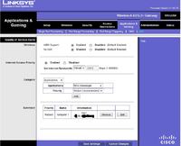 Router Linksys WAG325N Wireless-N ADSL2+ neostrada 20Mb/s - QoS