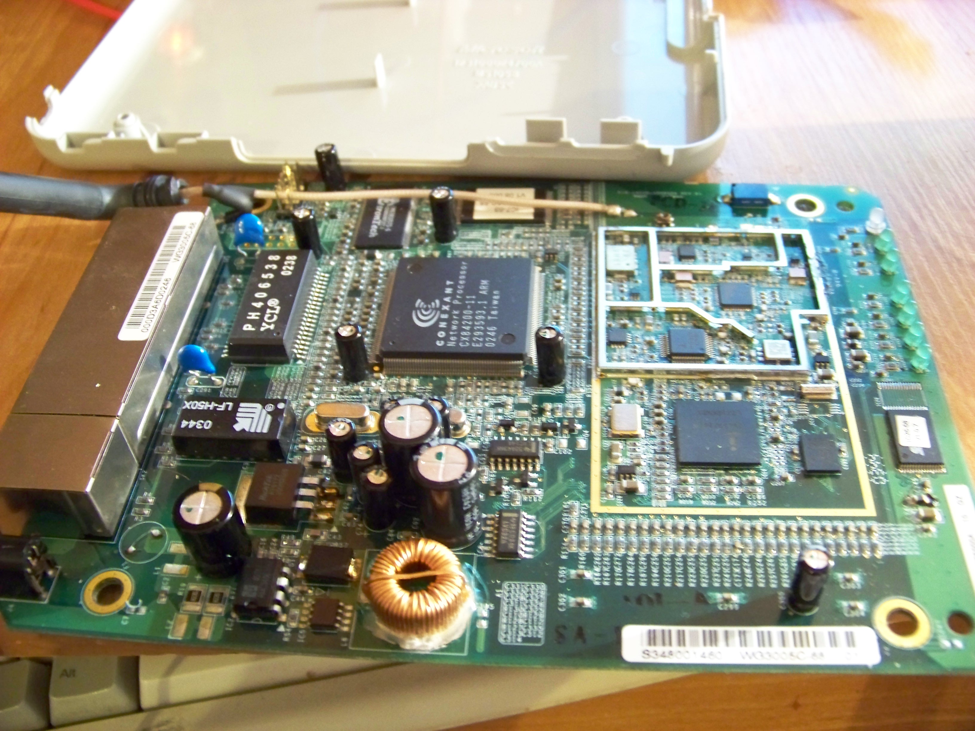 Router Microsoft MN-500 - brak reakcji na podłączenie do portu To Modem