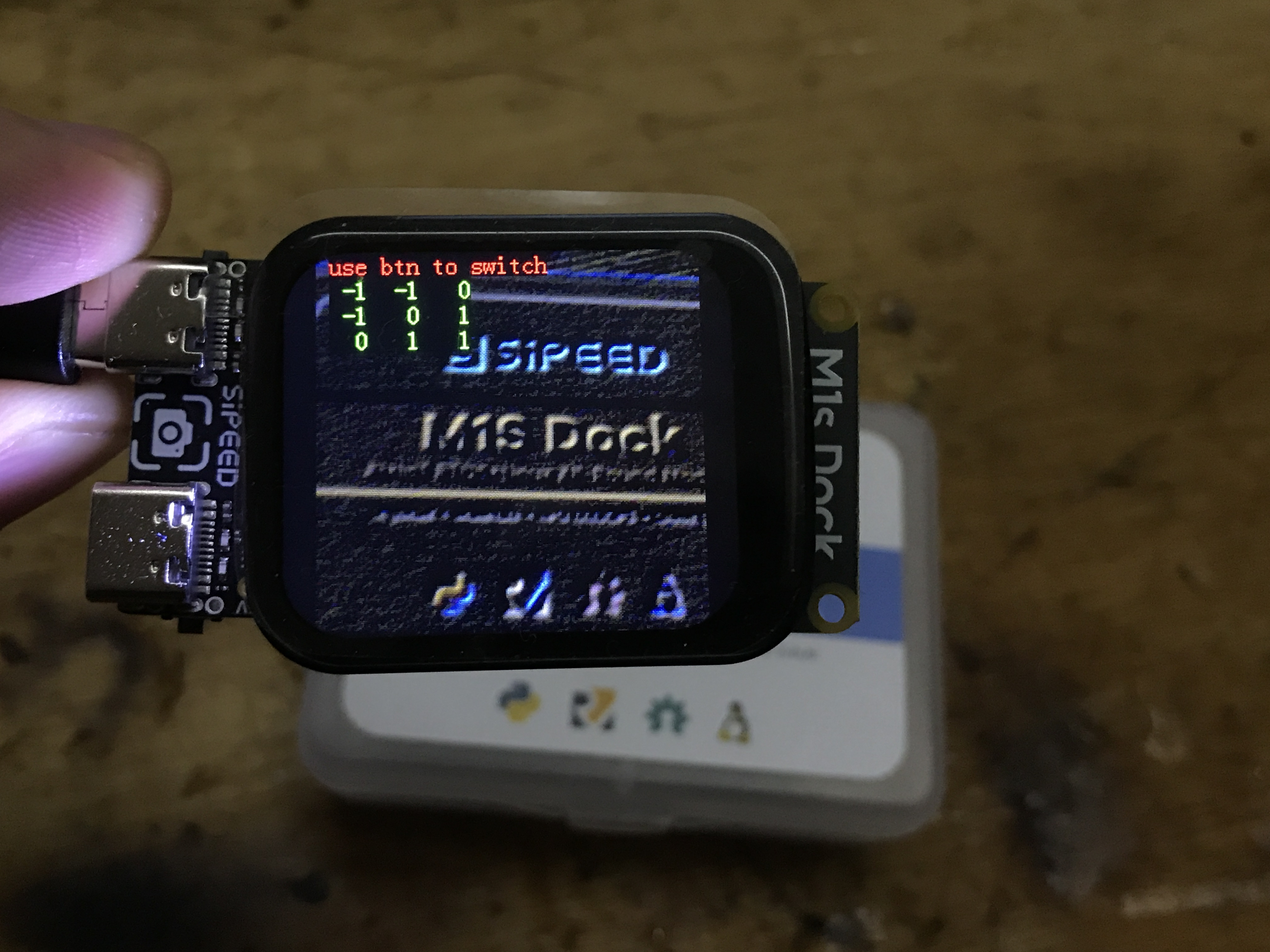 First start with SiPEED M1S DOCK module - AI+IoT RTOS_Linux All-Round Module