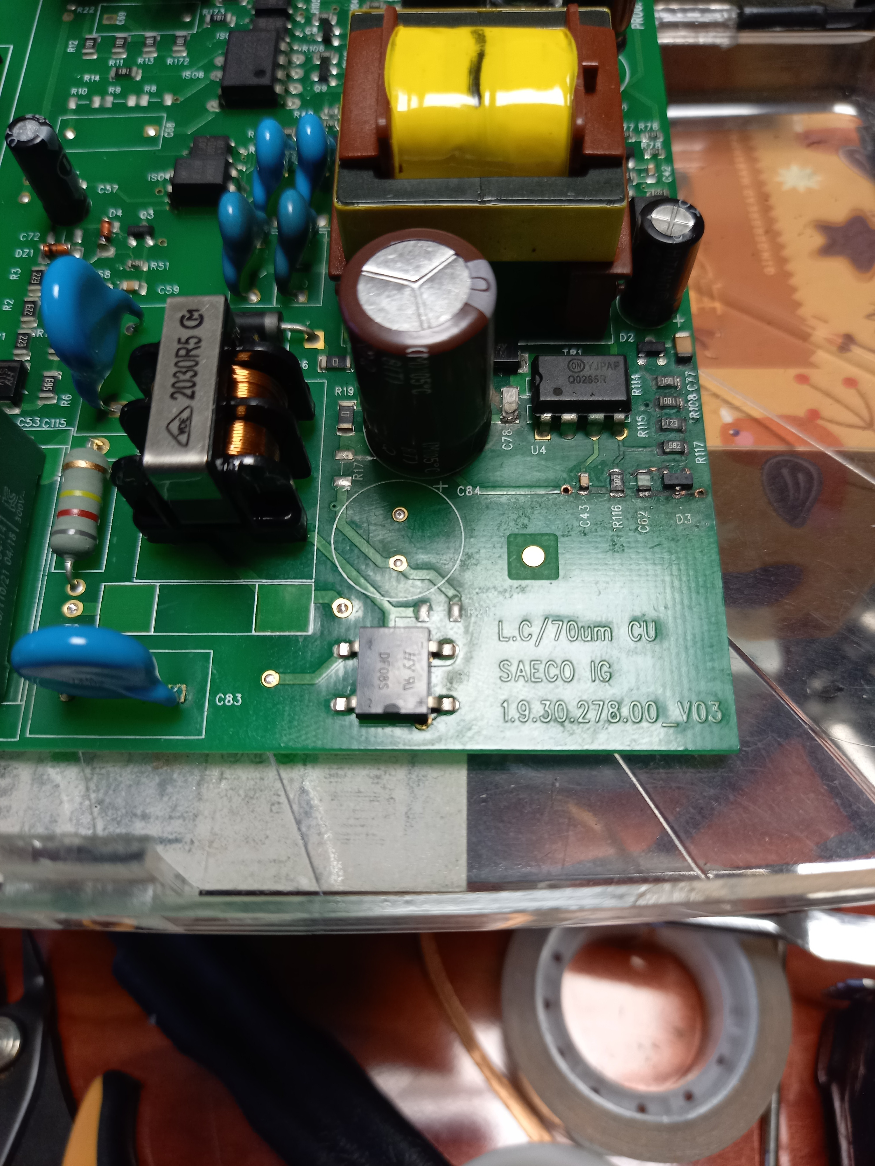 Saeco Incanto HD8918/41 - Zalana płyta główna, potrzebne parametry ...