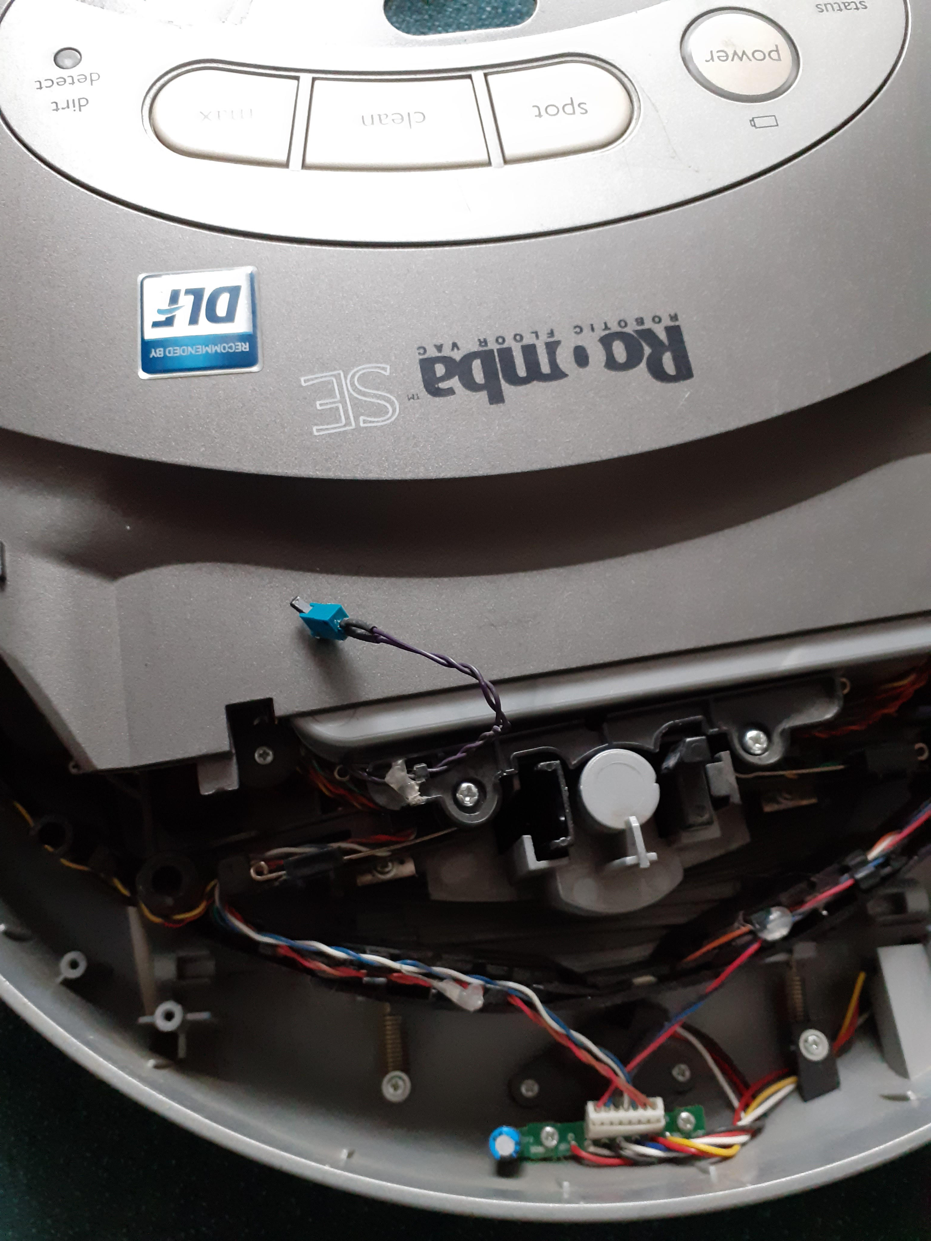 i-robot Roomba 400 - Luźny zielony czujnik, jeździ przód ,tył i kręci się