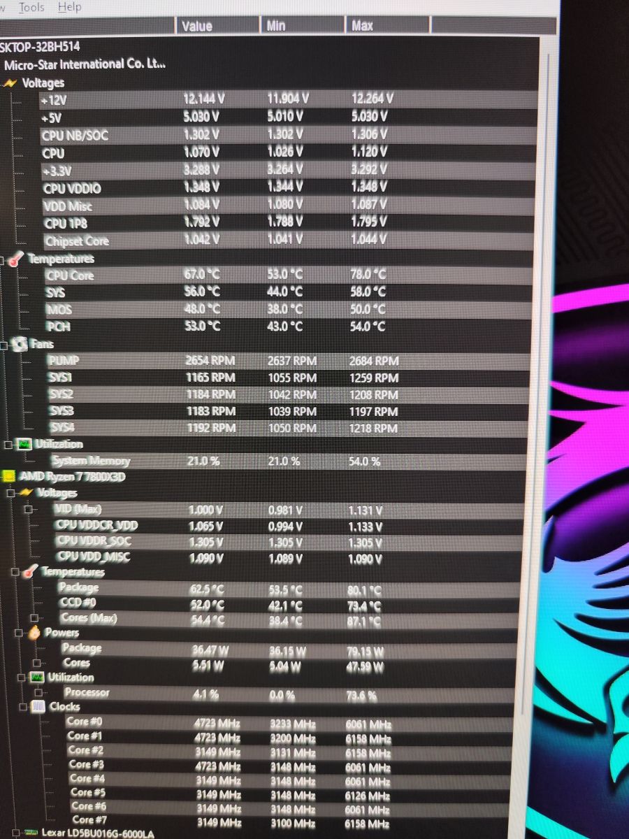 AMD Expo Ram 6000 MHz i PBO - procesor kręci się do 6.6GHz, czy to błąd ...