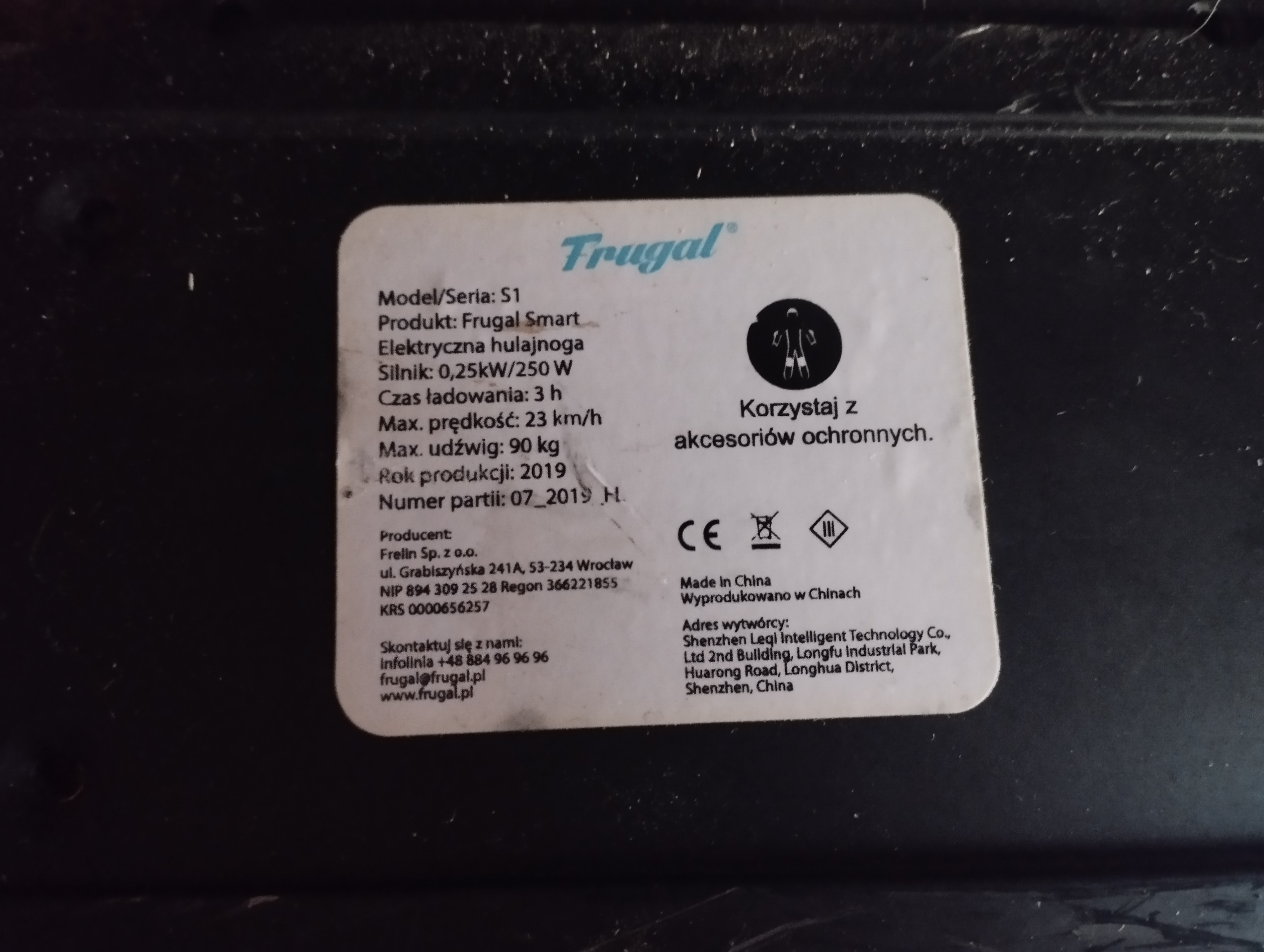 [Rozwiązano] Frugal Smart - Uszkodzona Bateria - proszę o pomoc w ...